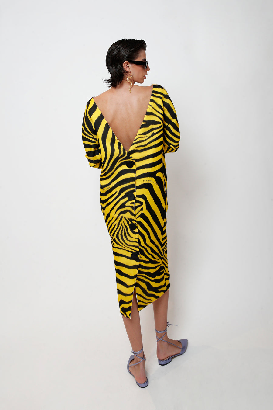 Vestido estampado escote espalda – THE 2ND SKIN CO.